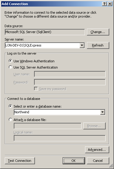 Using ADO.NET Databases