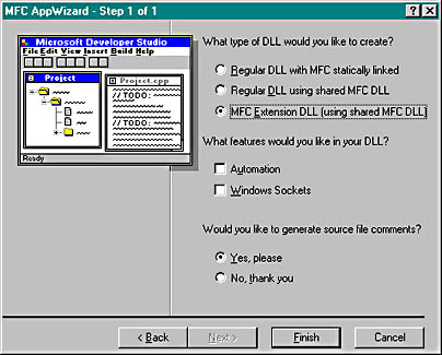 MFC DLLs -- Extension vs. Regular